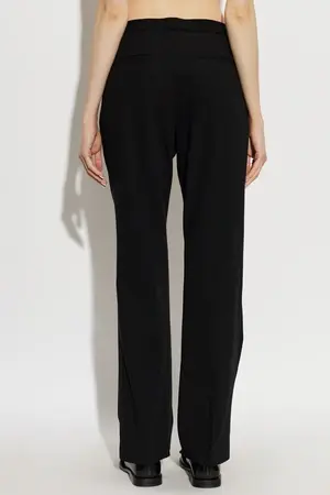 JIL SANDER Wool Pleated Trousers