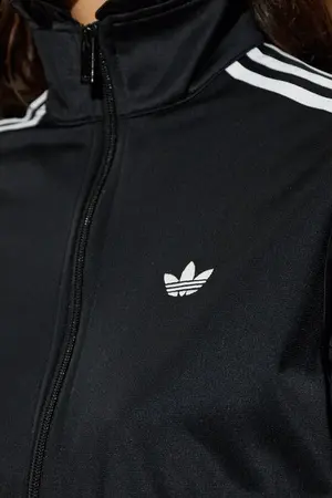 ADIDAS ORIGINALS Zip-up Sweatshirt With Stand Collar And Ruffle Trim