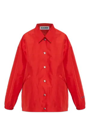JIL SANDER Oversize Jacket - Red