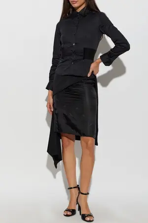 Vetements Turtleneck Shirt With Elastic Waistband