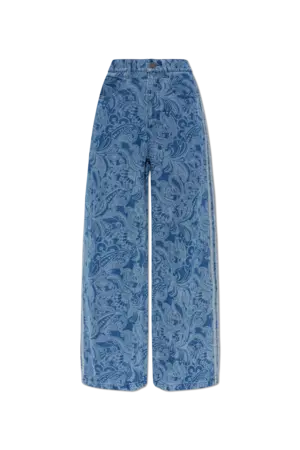 ADIDAS ORIGINALS Wide-leg Jeans - Blue