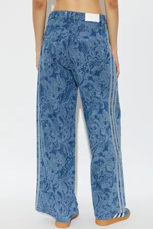 ADIDAS ORIGINALS Wide-leg Jeans With Paisley Print