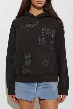 Zadig&Voltaire Georgy' Embellished Cotton Hoodie