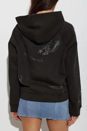 Zadig&Voltaire Georgy' Embellished Cotton Hoodie