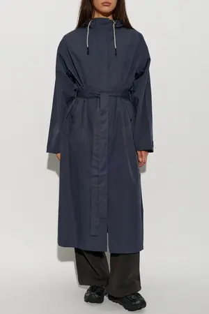 RETHINKIT STUDIOS Hooded Long Coat With Belt