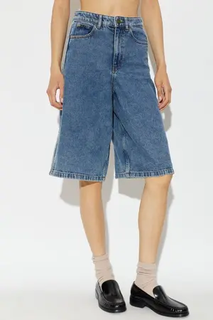 ADIDAS ORIGINALS High-waisted Denim Shorts