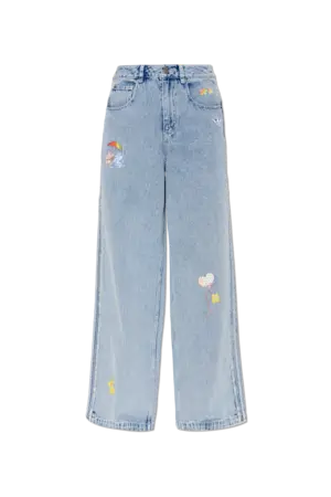 ADIDAS ORIGINALS X Care Bears Light Wash Bootcut Jeans