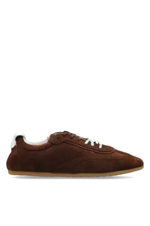 ALOHAS Suede Low-top Lace-up Sneakers - Brown