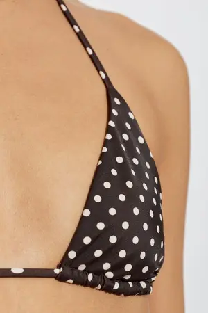 Matteau Polka Dot Bikini Top