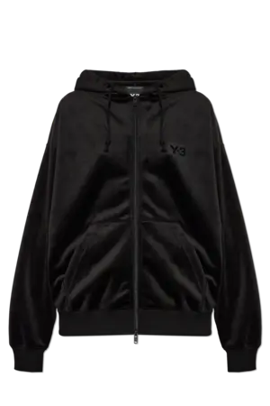 Y3 Velvet Sweatshirt - Black