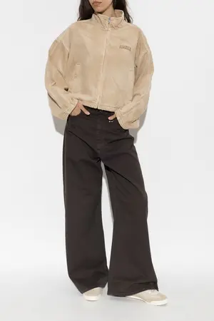Amiri Denim Jacket With Stand-up Collar
