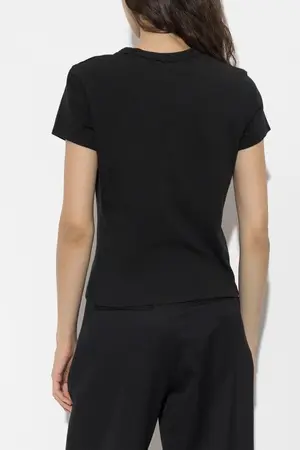 Kenzo Cotton T-shirt With Tiger Graphic - Black