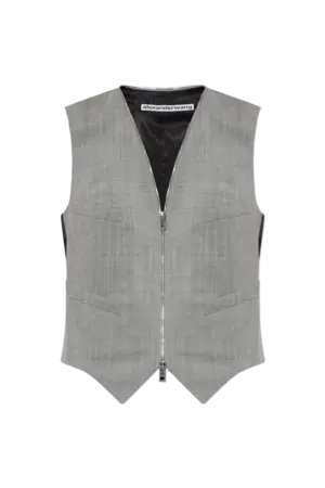 Alexander Wang Vest Made Of Combined Materials - Grey