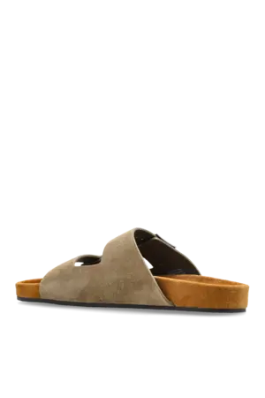 Tory Burch Mellow" Suede Slides