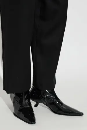 Marni Leather Heeled Ankle Boots