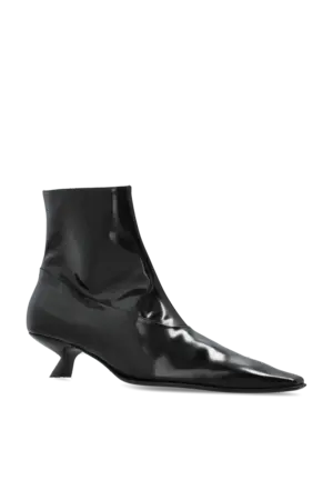 Marni Leather Heeled Ankle Boots