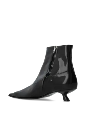 Marni Leather Heeled Ankle Boots