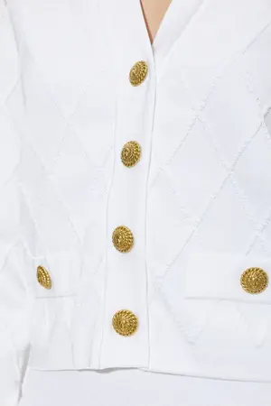 Balmain Cardigan With Decorative Pockets