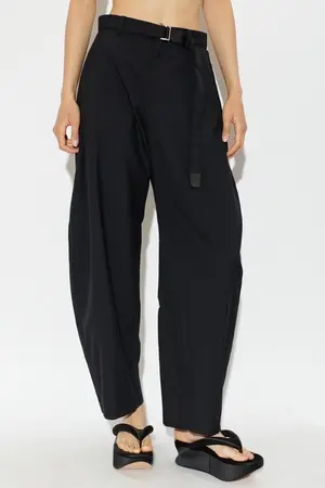 Sacai Trousers With Belt