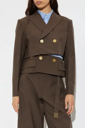 Sacai Double-breasted Blazer