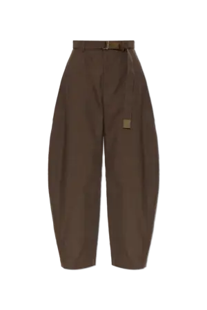 Sacai Wool Pants - Brown