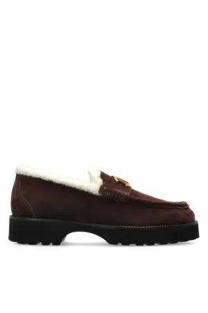 Valentino Garavani Suede Loafers - Brown