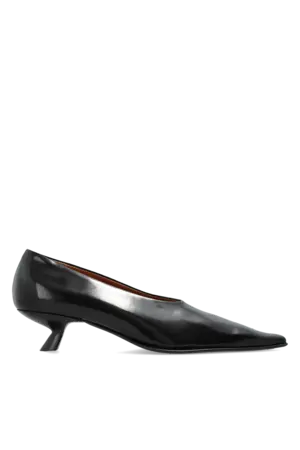Marni Leather Heeled Shoes - Black