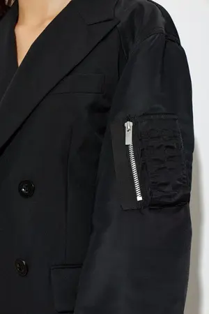 Sacai Double-breasted Blazer