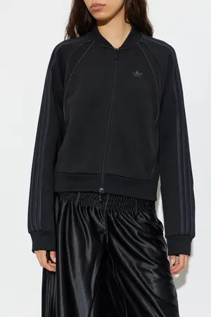 ADIDAS ORIGINALS Zip-up Sweatshirt With Sporty Stripes And Trefoil Logo
