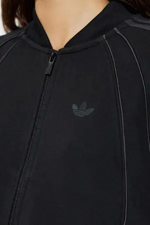 ADIDAS ORIGINALS Zip-up Sweatshirt With Sporty Stripes And Trefoil Logo