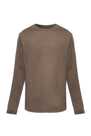 Sease Wool Long-sleeve T-shirt - Brown