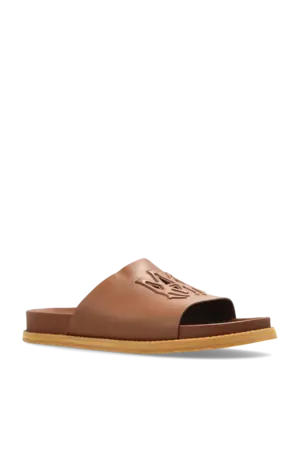 Amiri Leather Open Toe Slides