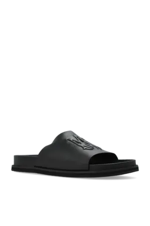 Amiri Embossed Leather Slides