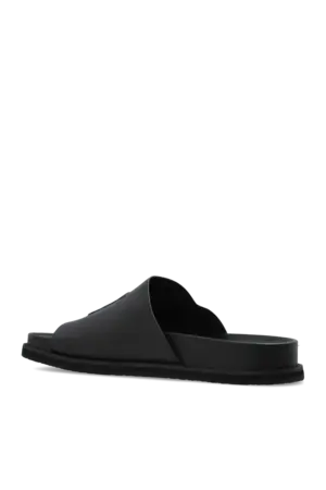 Amiri Embossed Leather Slides