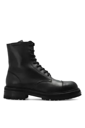 ALLSAINTS Hank' Leather Ankle Boots - Black