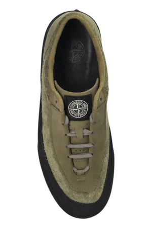 Stone Island Logo Detail Sneakers