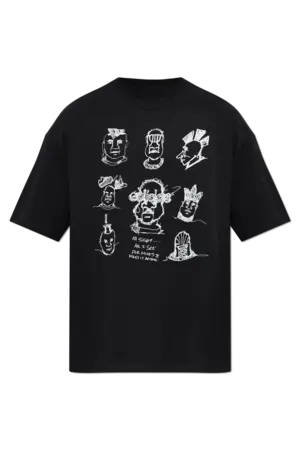 ADIDAS ORIGINALS T-shirt With Print - Black