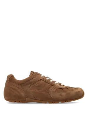 ALOHAS Suede Low-top Lace-up Sneakers - Brown