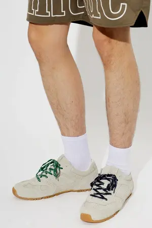 ALOHAS Tb.56' Suede Low-top Sneakers With Perforations And Rubber Sole
