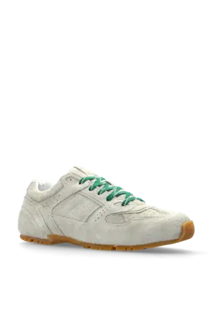ALOHAS Tb.56' Suede Low-top Sneakers With Perforations And Rubber Sole