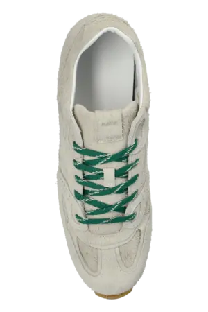 ALOHAS Tb.56' Suede Low-top Sneakers With Perforations And Rubber Sole