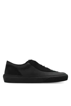 Stone Island Sports Shoes With Logo - Black