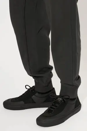 Stone Island Compass" Logo Low Top Sneakers