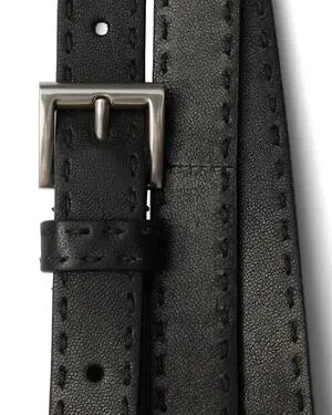Prada Antiqued Leather Belt