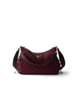 Prada Explore Large Re-nylon And Leather Bag - Red