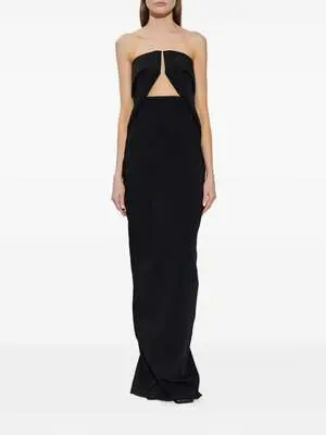 Rick Owens Strapless Cutout Maxi Dress