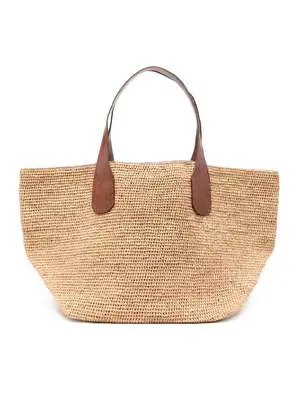 I BELIV Ibeliv Tokyo Ii Raffia Tote