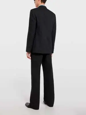 Gucci Single-breasted Jacket With Gg Weave