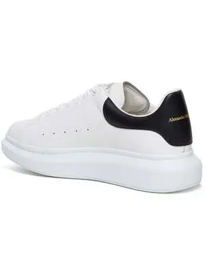 Alexander McQueen And Black Leather Oversize Sneakers - White