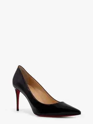 CHRISTIAN LOUBOUTIN Kate Patent Leather Decollete Pumps - Black